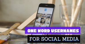 Catchy One Word Usernames List And Ideas [Short & Creative]