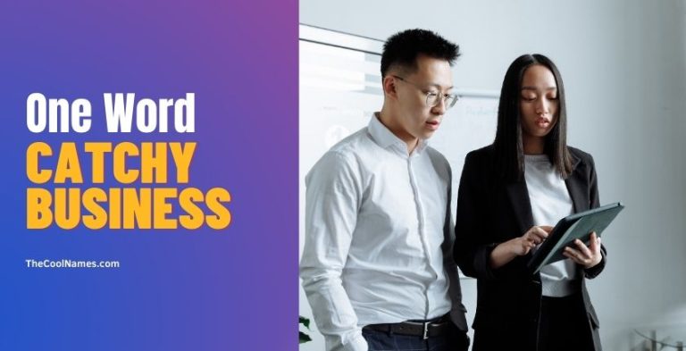1000+ One Word Names For Business And Startup Companies