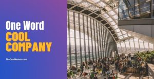 1000+ One Word Names For Business And Startup Companies