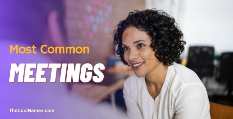 Catchy Meeting Names Ideas For All Types Of Meetings [2024]