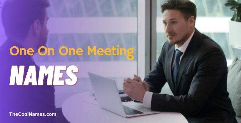 Catchy Meeting Names Ideas For All Types Of Meetings [2024]