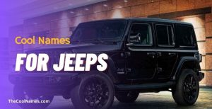1450+ Badass Jeep Names Ideas For Cool, And Colorful Jeeps