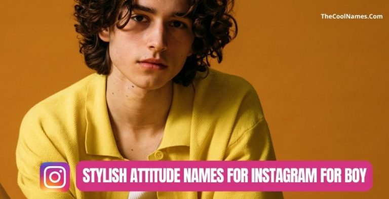 600+ Cool Attitude Names For Instagram For Boys In 2026