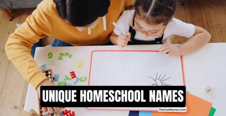 Homeschool Names [Christian, Secular, Nature/Faith Based]