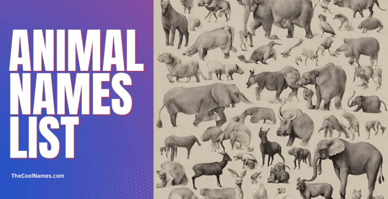 138 Animal Names In English And Classification [A-Z List]