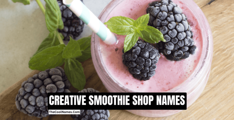 500+ Smoothie Shop Names List And Ideas For You In 2025