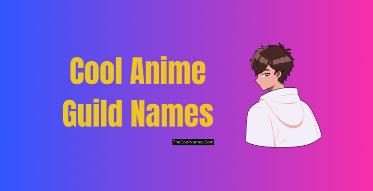 450+ Anime Guild Names For Groups, Squad, Clan [Unique List]