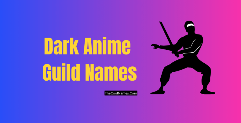 450+ Anime Guild Names For Groups, Squad, Clan [Unique List]