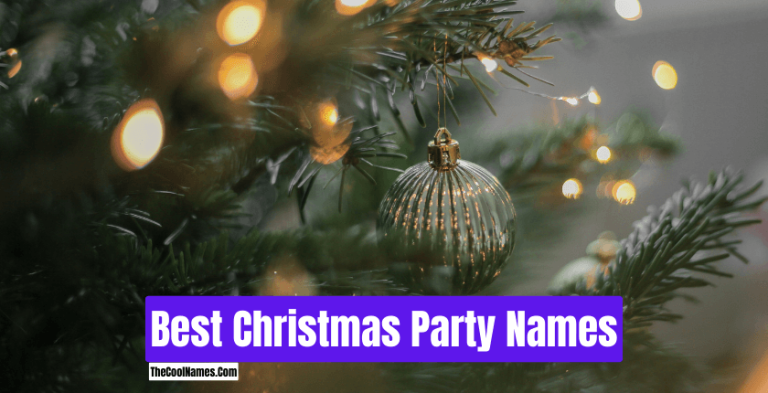 Top Christmas Party Names For A Festive Get-Together