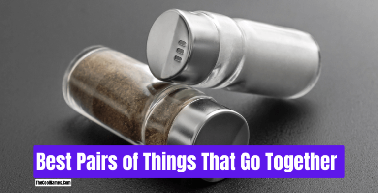 Creative List Of Things That Go Together In Pairs In 2025