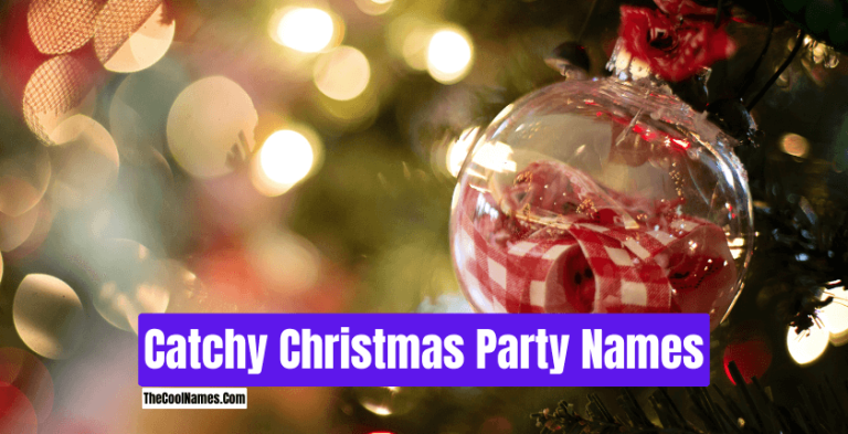 Top Christmas Party Names For A Festive Get-Together