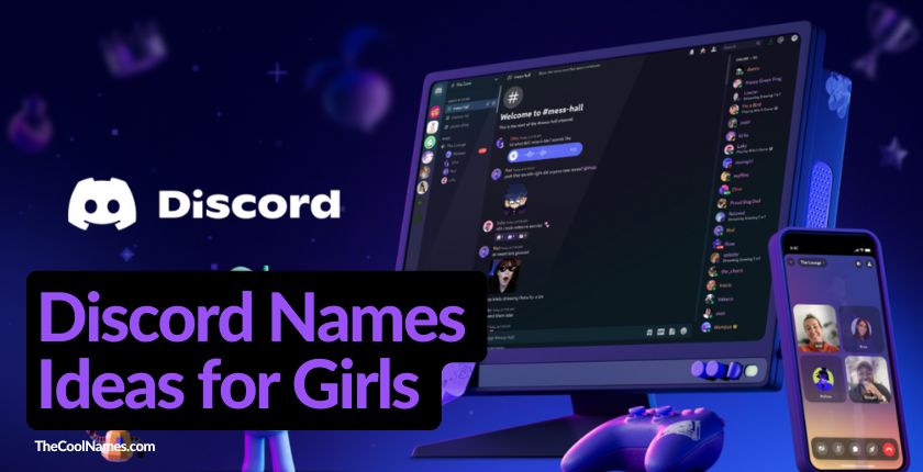 Discord Names Ideas For Girls - The Cool Names